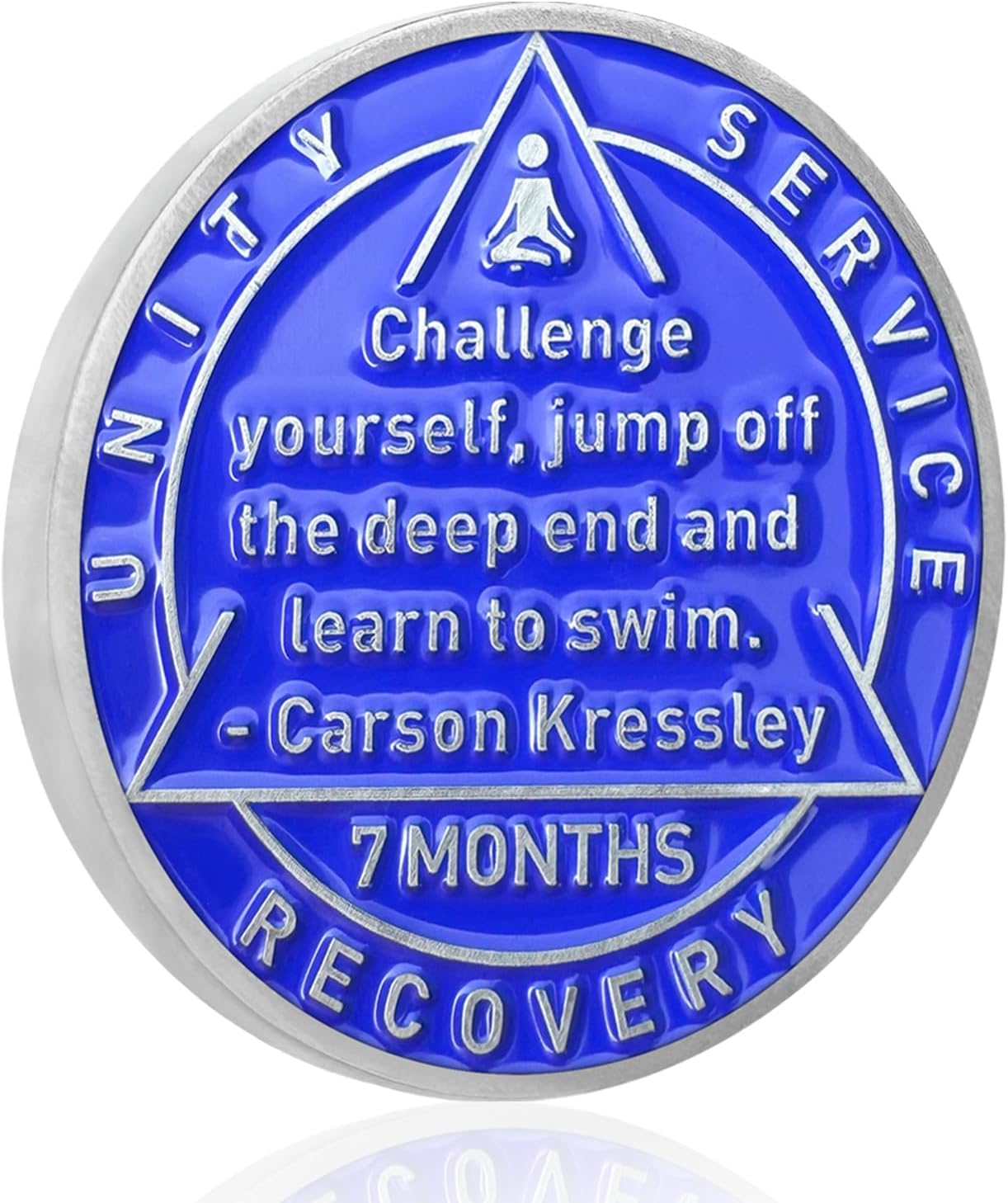 Amazon.com : 7 Month Sobriety Coin Sobriety AA Chips AA Coins, Recovery ...