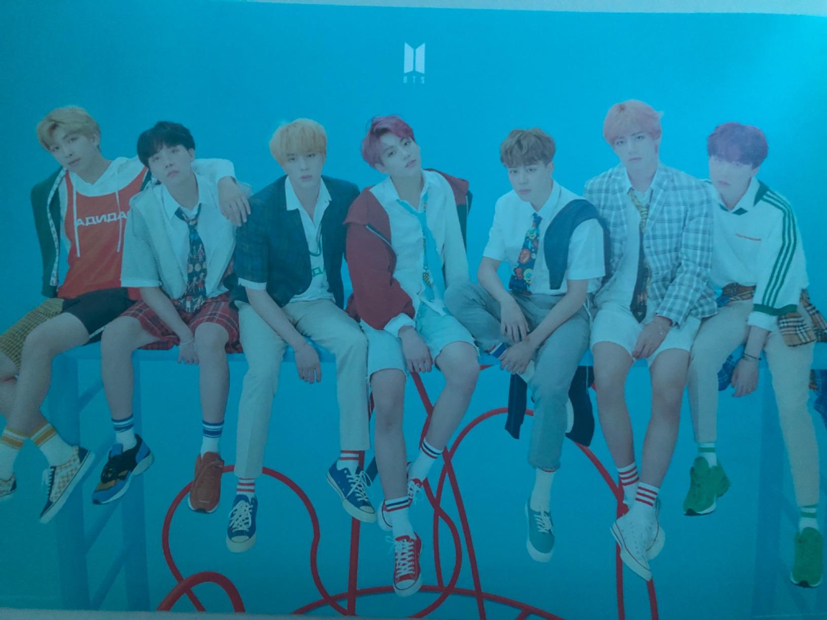 Amazon.com: Trends International BTS - Ladder Wall Poster, 22.375" x 34 ...