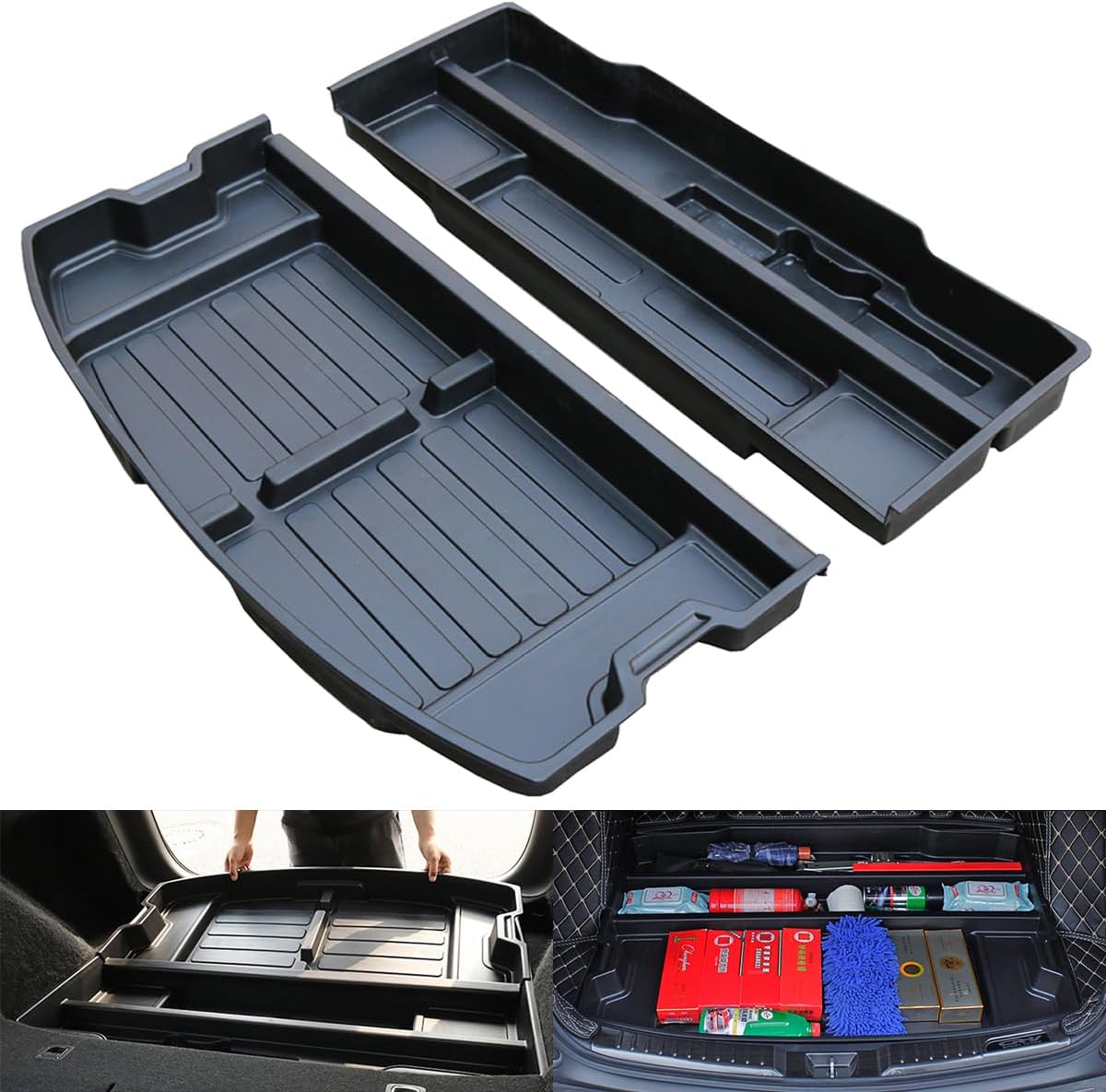 Amazon.com: AutoQi For 2017-2022 Honda CR-V Trunk Hidden Storage Box ...
