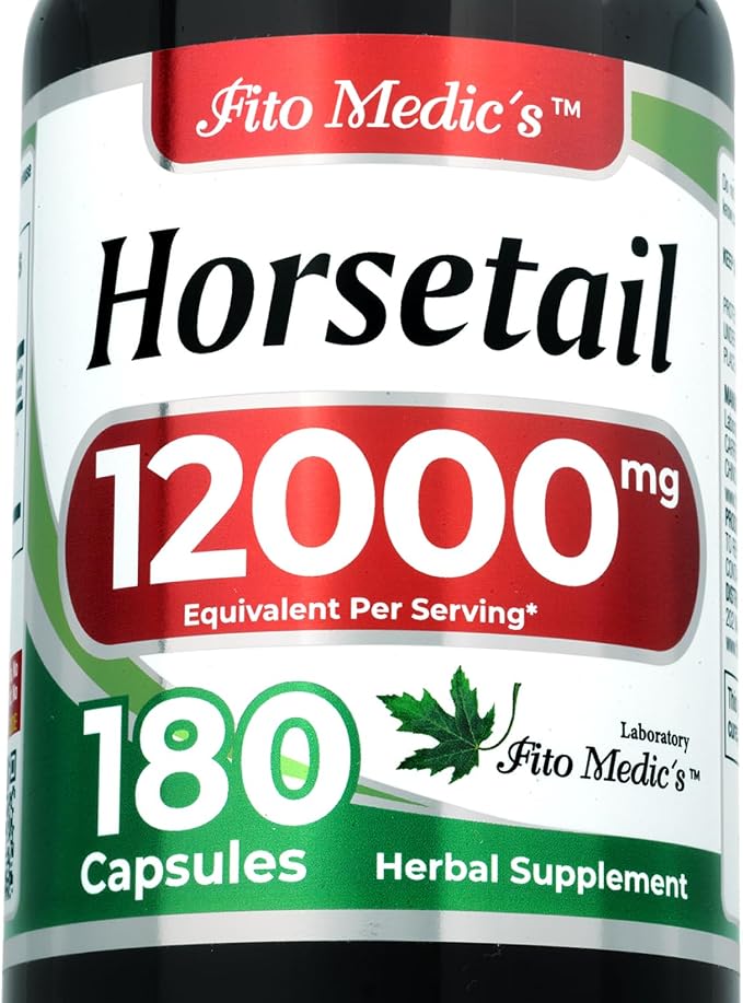 Amazon.com: FITO MEDIC'S Horsetail Extract | Horsetail Whole Herb ...