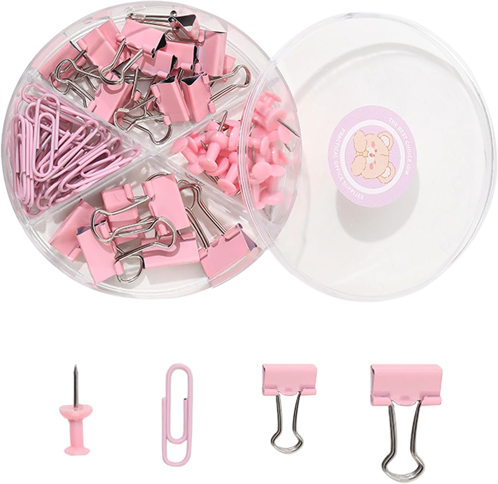 Amazon.com : Pink Paper Clips, Binder Clips, and Rubber Bands ...