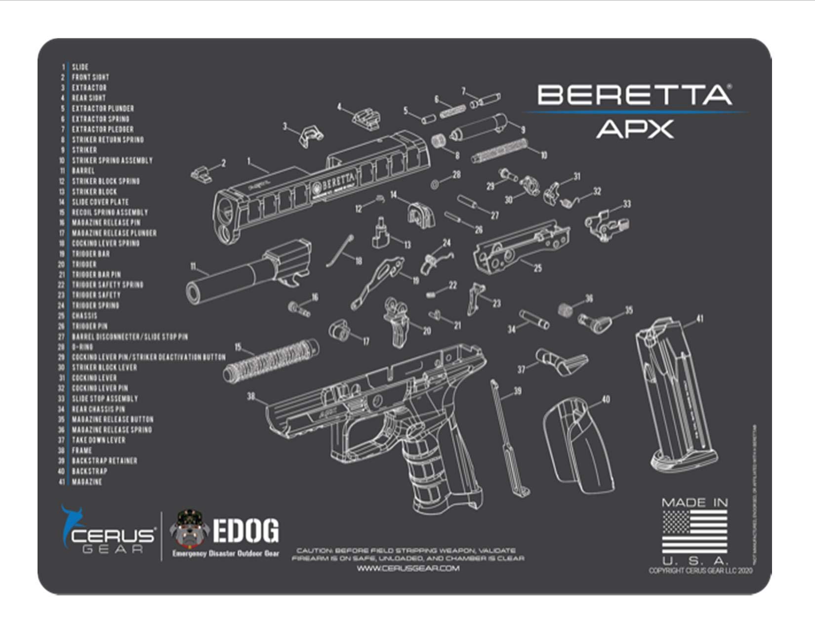 Buy DOG A P X Cleaning Mat - Schematic (Exploded View) Diagram ...