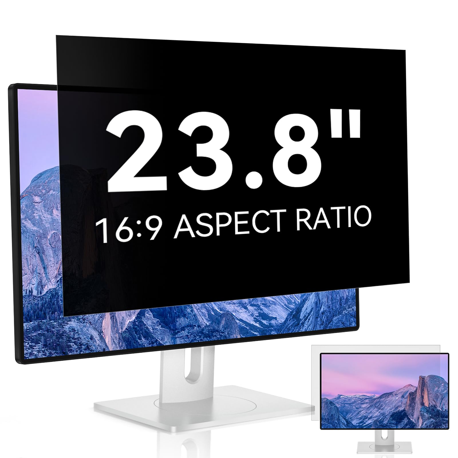 23.8 Inch Computer Privacy Screen for 16:9 Aspect Ratio Widescreen ...