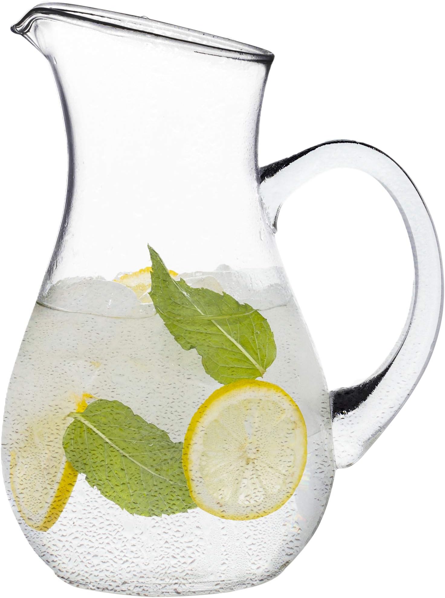 Amazon.com: Glass Water Pitcher with Spout – Elegant Serving Carafe for ...