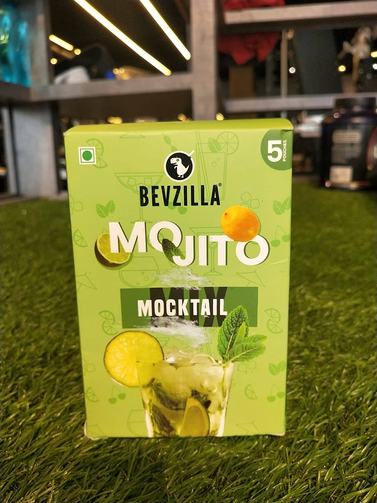 Bevzilla Mocktail Mixer - Mojito Flavour (5 Pouches), Non Alcoholic ...