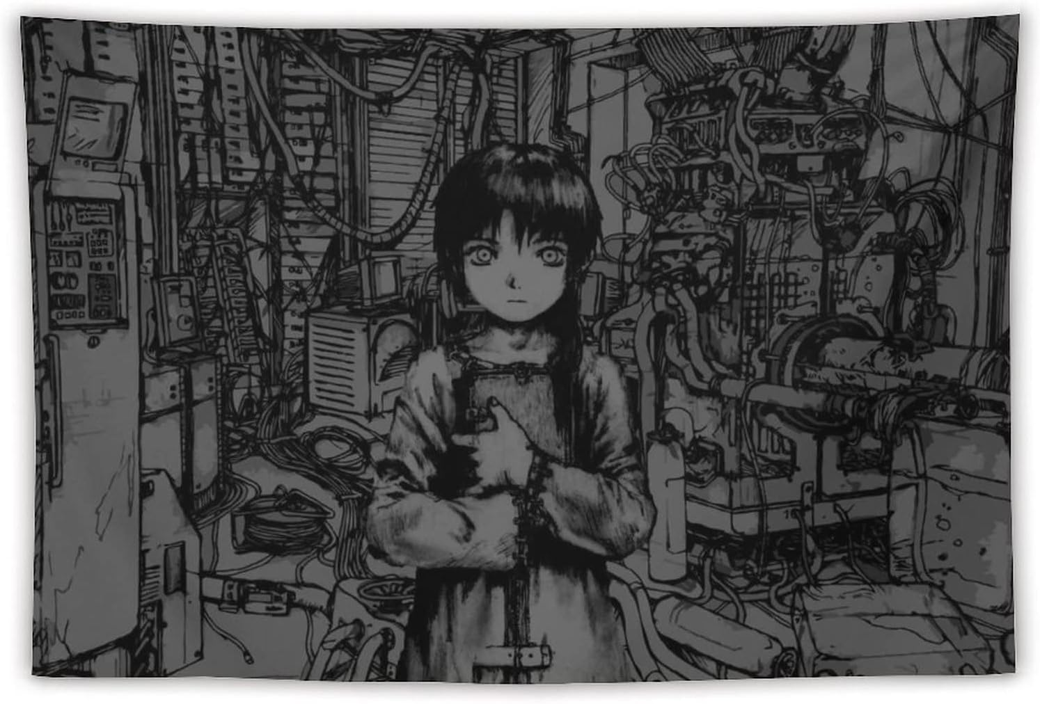 Amazon.com: JUNZHE Serial Experiments Lain Poster Anime Lain Pictures ...