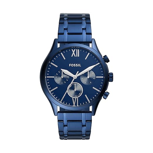 Buy Fossil Fenmore Blue Quartz Stainless Steel Watch BQ2403 at Amazon.in