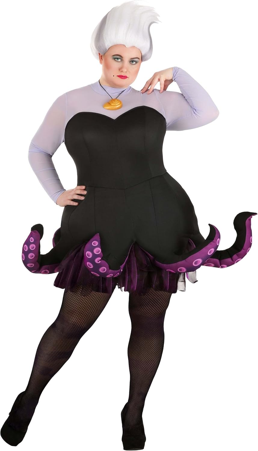 Amazon.com: Disney Premium Plus Size Ursula Costume, Women's Plus Size ...
