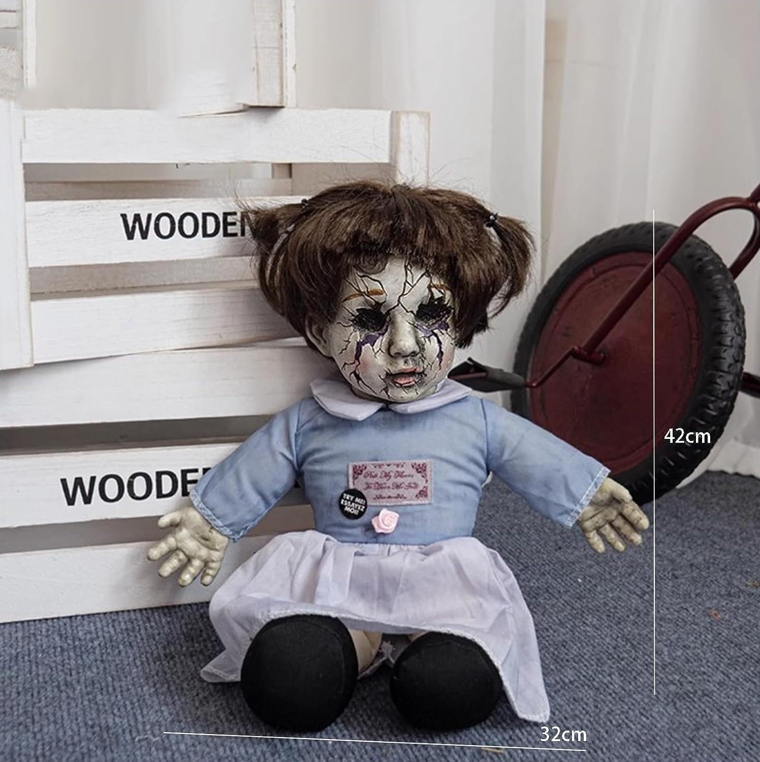 Scary Doll Halloween Display Creepy Doll Halloween Decoration Ideas To