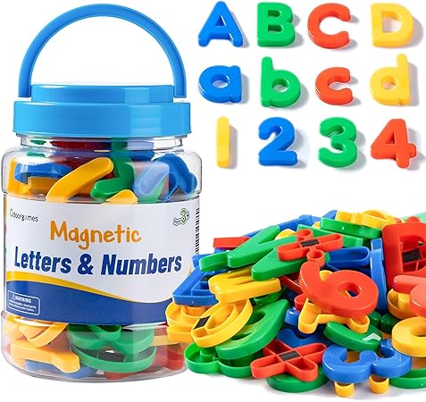 Amazon.com: Odoorgames 86 Pcs Magnetic Letters and Numbers – Plastic ...