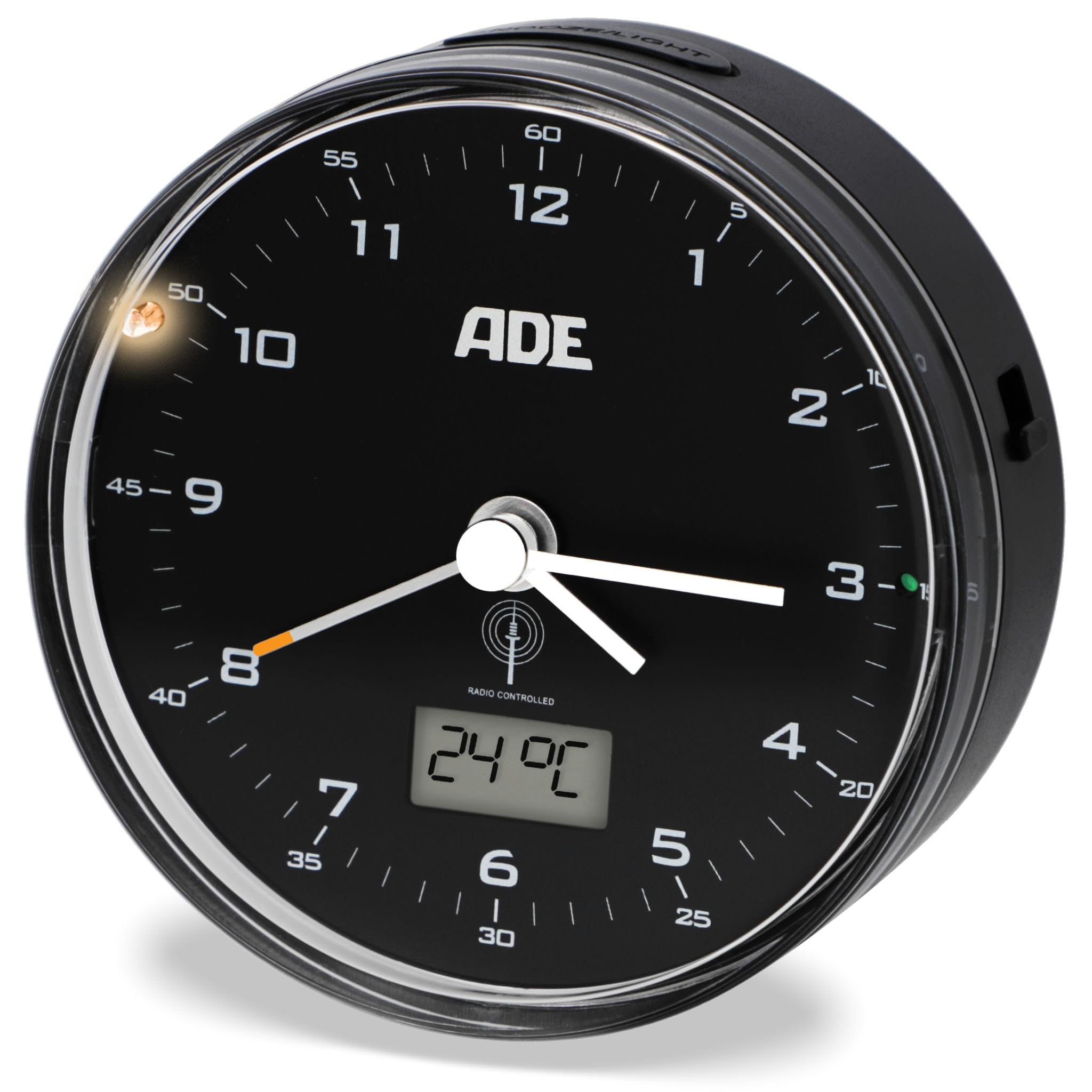 Amazon.de: ADE Funk wecker analog ohne Ticken | Uhr mit ...