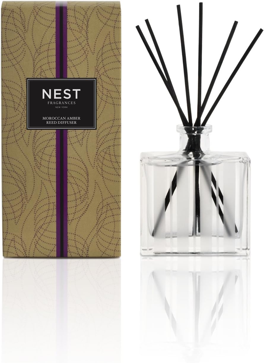 Amazon.com: Moroccan Amber Reed Diffuser Design By Nest : Home & Kitchen