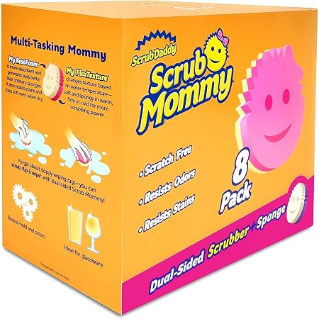 Amazon.com: Scrub Daddy Melamine Eraser Sponge - Eraser Daddy 10x with ...