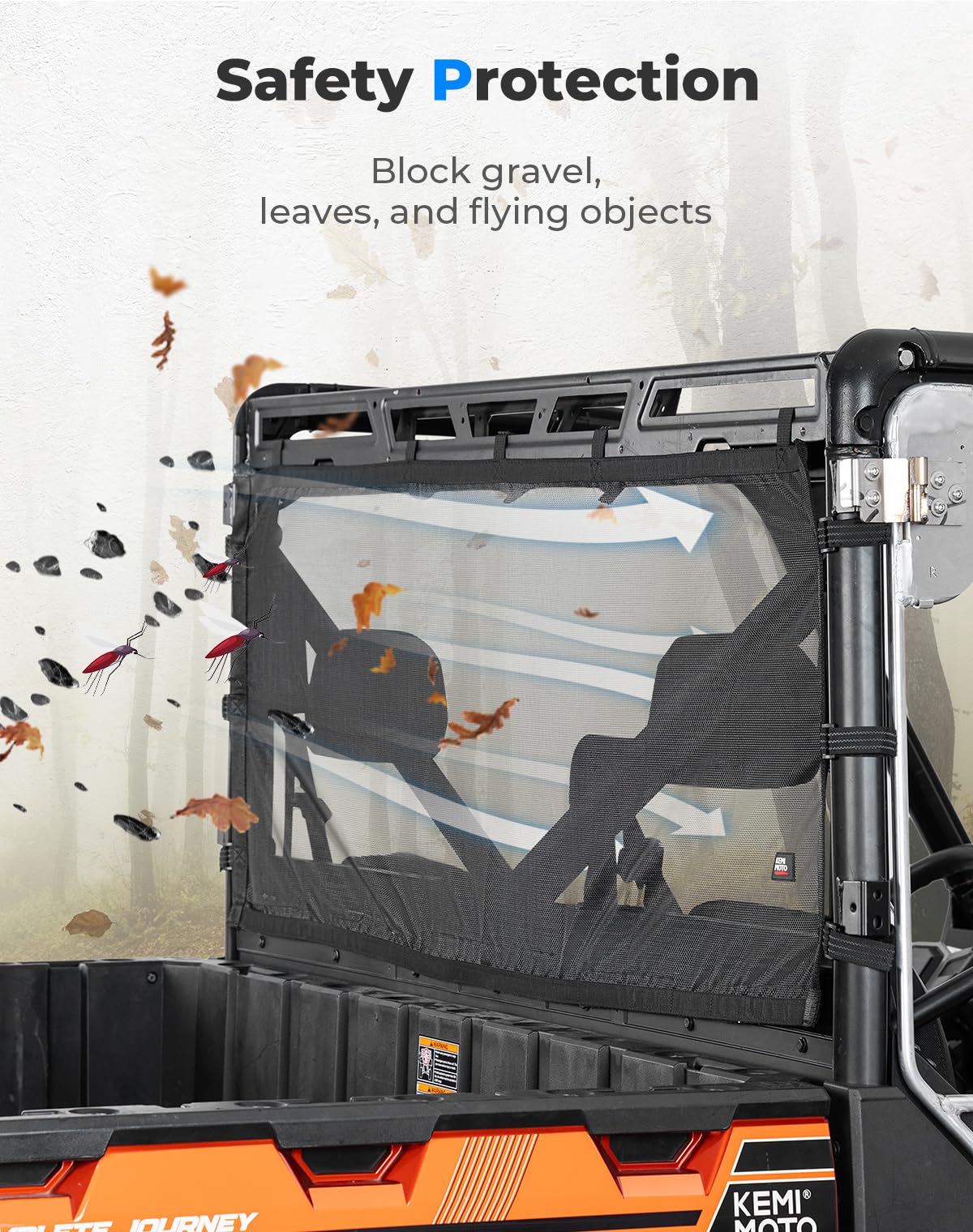 Polaris Rzr Rear Window Rzr 1000 Xp Accessories 2024 KEMIMOTO Window ...
