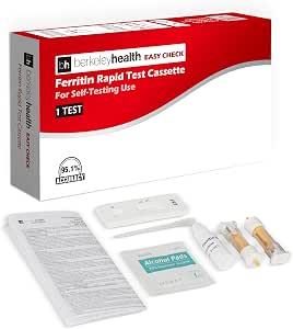Berkeley Health Anaemia Home Self-Test Kit – Iron Deficiency & Ferritin ...