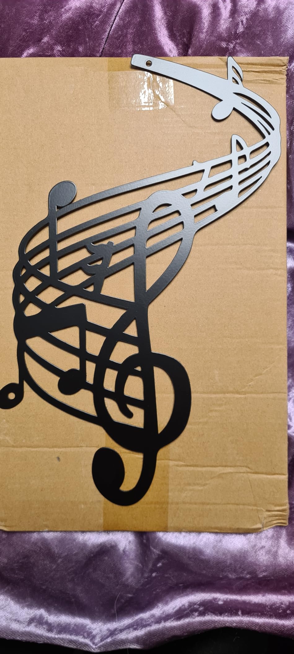 EUIOOVM Musical Note Wall Art, Metal Wall Art Phonetic Symbol for Music ...