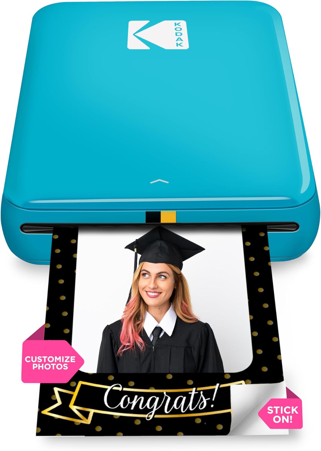 KODAK Step Instant Photo Printer with Bluetooth/NFC, Zink Technology ...