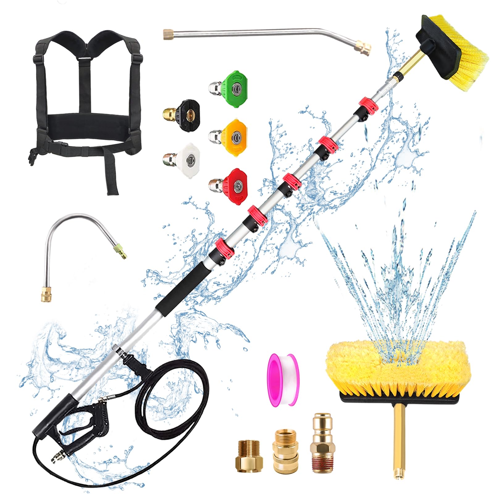 Snapklik.com : Pressure Washer Extension Wand 18FT