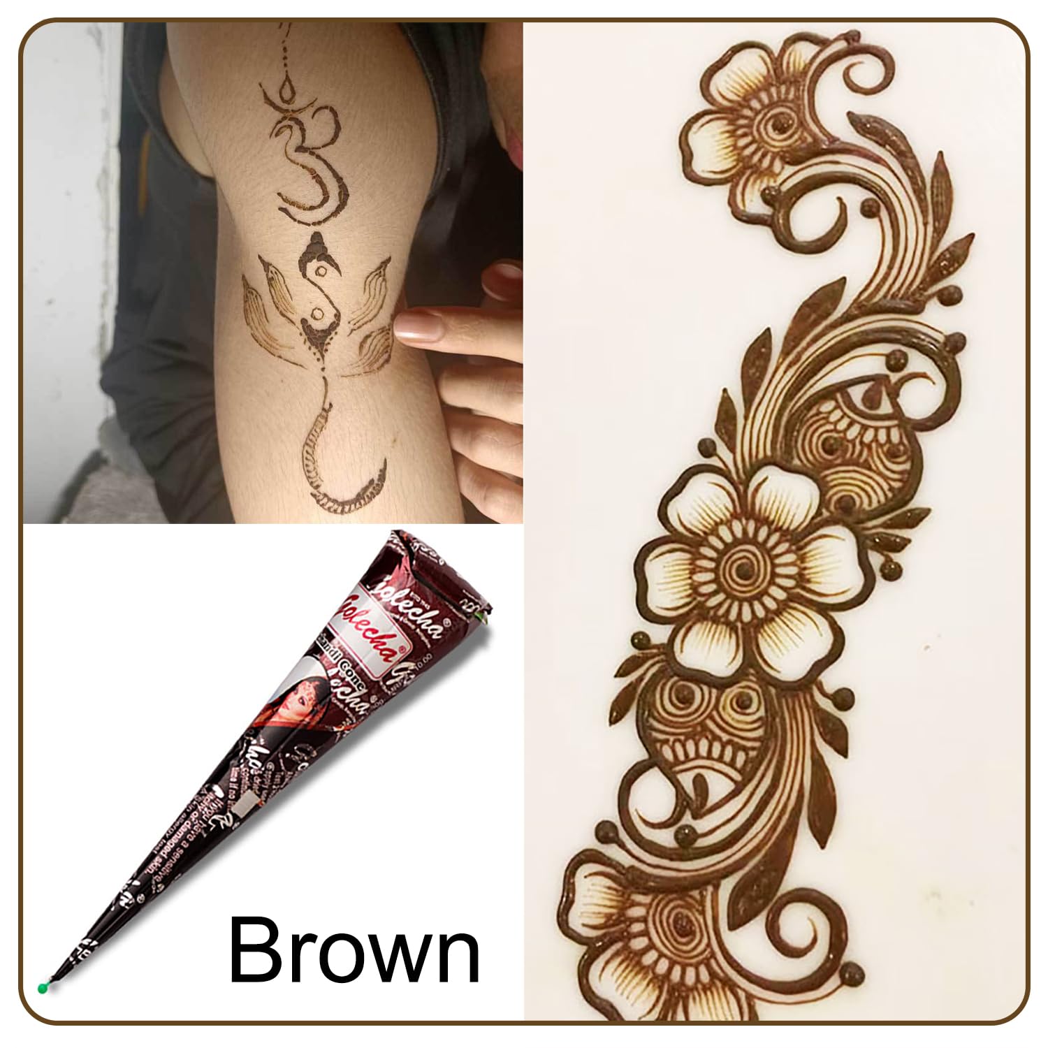 Natural Temporary Tattoo Paste (5 PCS), Organic Temporary Tattoo ...