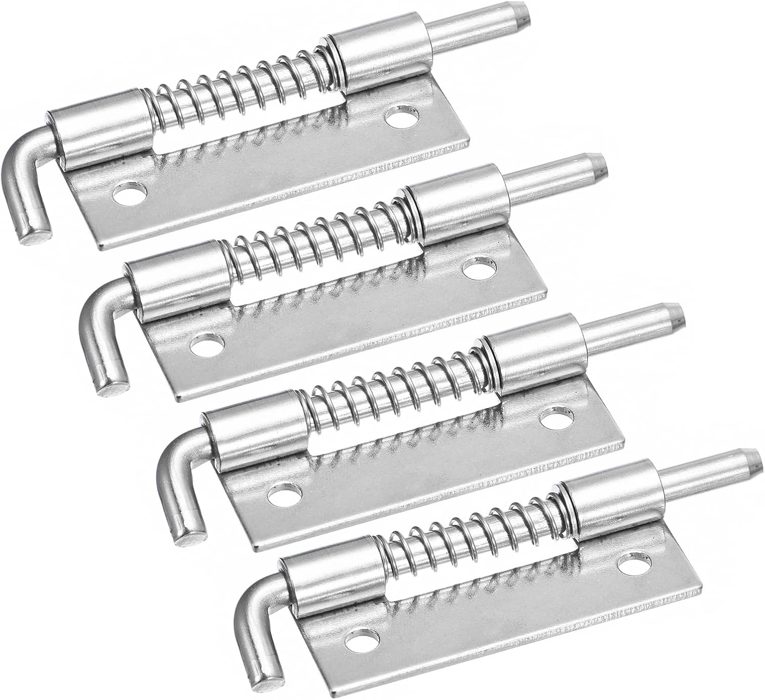 uxcell Spring Loaded Latch Pin, 4Pcs 3.46" - 304 Stainless Steel Spring ...