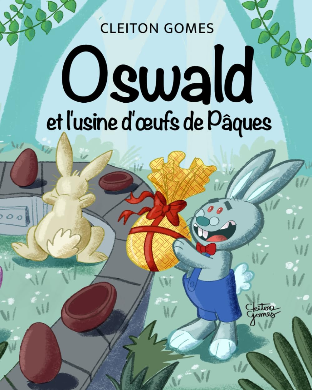 Amazon.com: Oswald et l'usine d'œufs de Pâques (French Edition): 9798882183607: Gomes, Cleiton ...