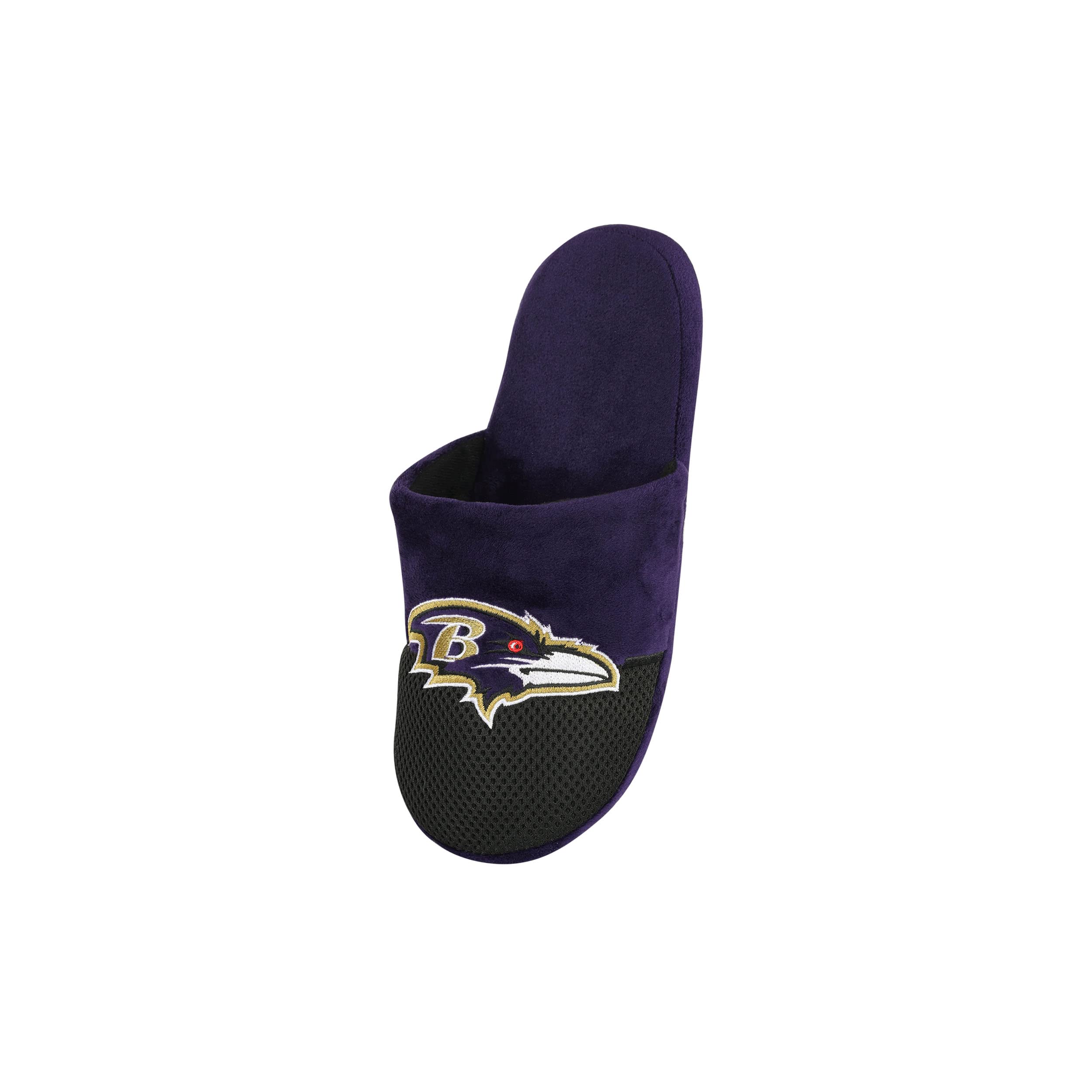 Snapklik.com : FOCO Baltimore Ravens NFL Youth Logo Staycation Slippers - L