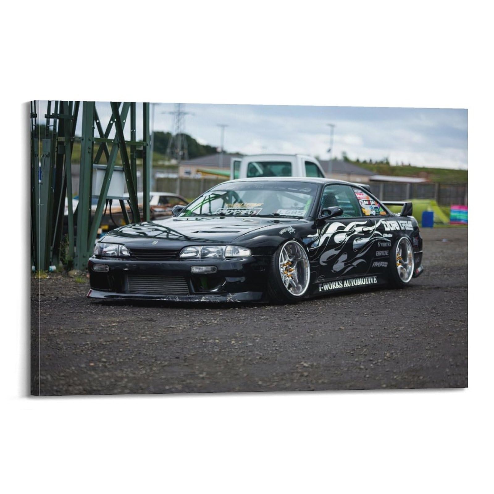 Nissan Silvia S14 Jdm Nissan Silvia S14 With Rocket Bunny Boss Kit