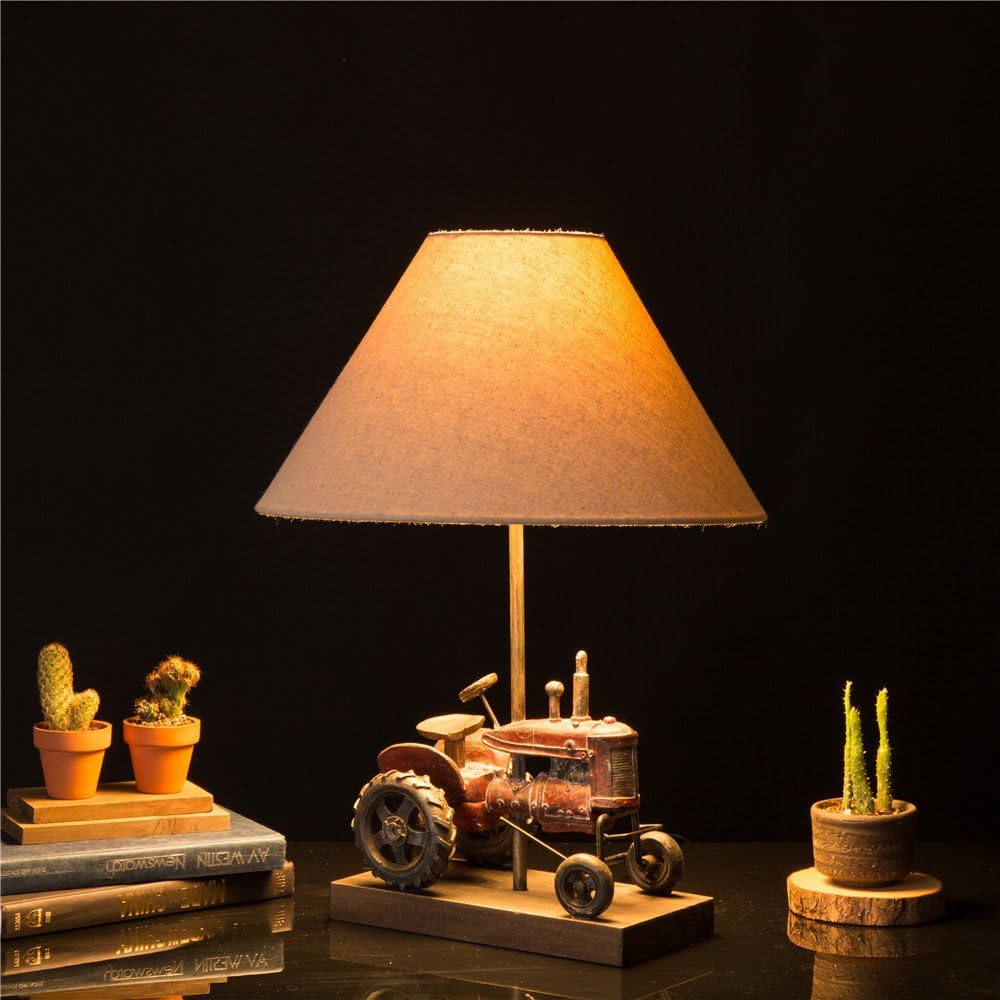 Hemoton Excavator Table Lamp Boys Lamps for Bedrooms Night Stand Lamps ...