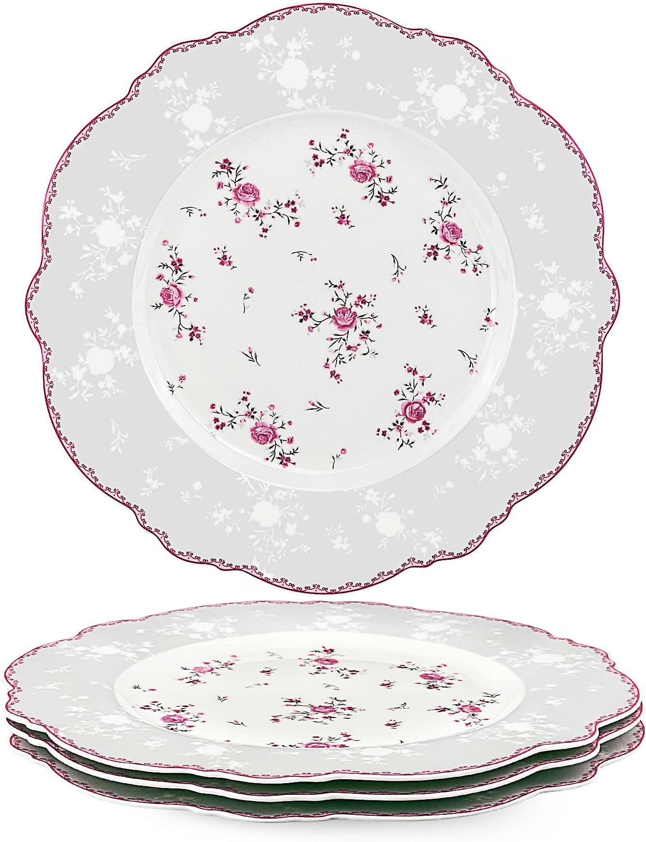 Amazon.com: Villeroy & Boch Petite Fleur 10.5" Dinner Plate : Home ...