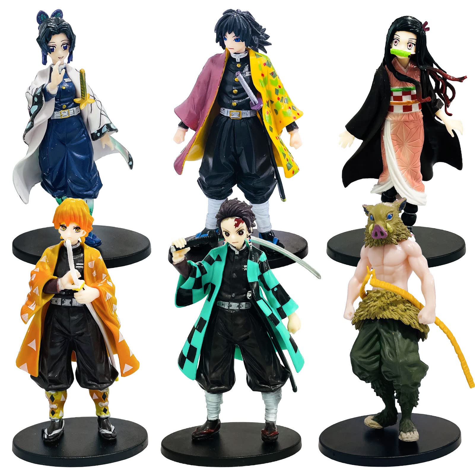 6 Pcs Demon Slayer Figure Set 5 7 Inches Demon | Desertcart Philippines