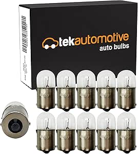 Tek Automotive 207 R5W Bulb 12V 5W Bulb Side Light Tail Brake Number Plate Interior Motorcycle ...