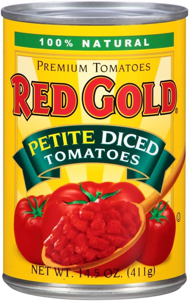 Amazon.com : Red Gold Diced Tomatoes Basil, Garlic & Oregano, 14.5oz ...