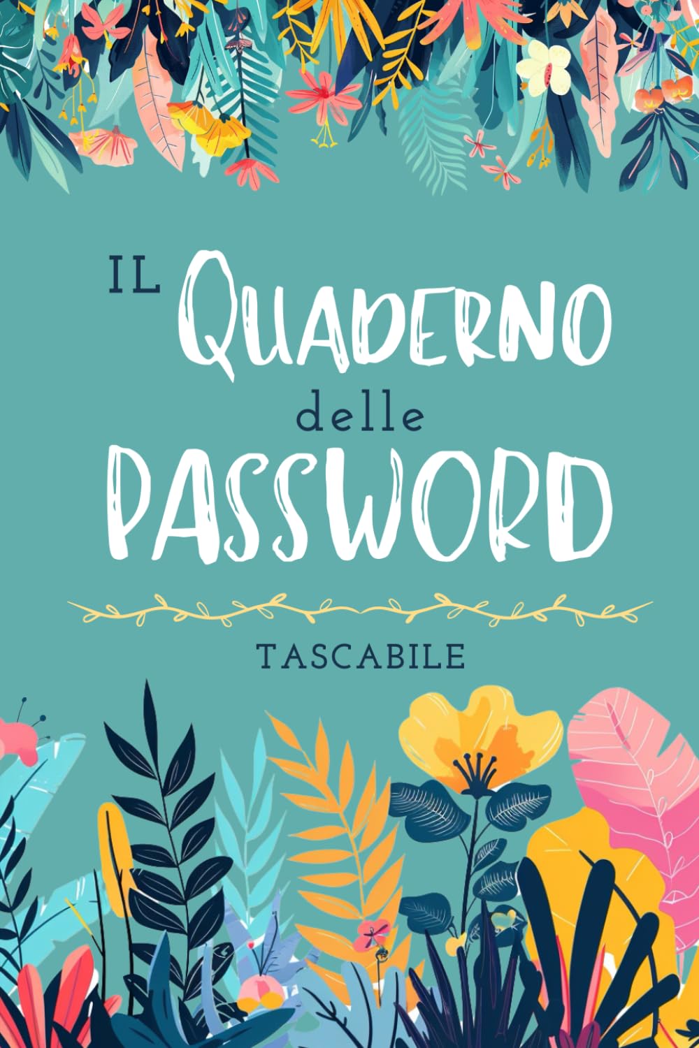 Amazon.com: Quaderno delle Password per Smemorati Tascabile: Archivio ...