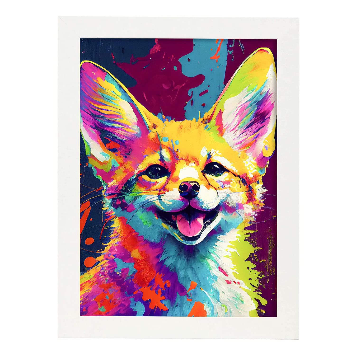 Fennec Fox Painting Fennec Fox — Opallios Art