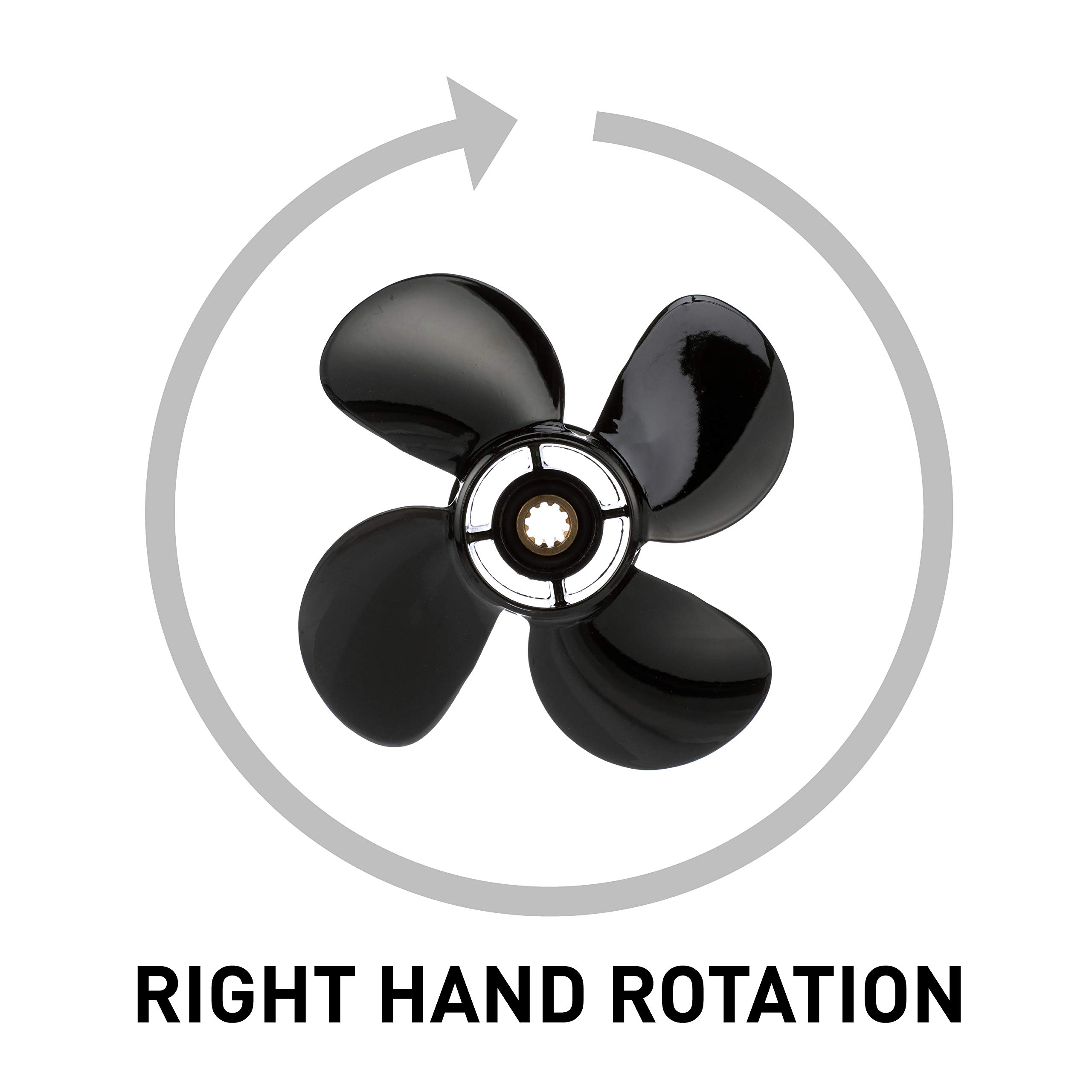 Snapklik.com : Quicksilver Nemesis 4-Blade Aluminum Propeller