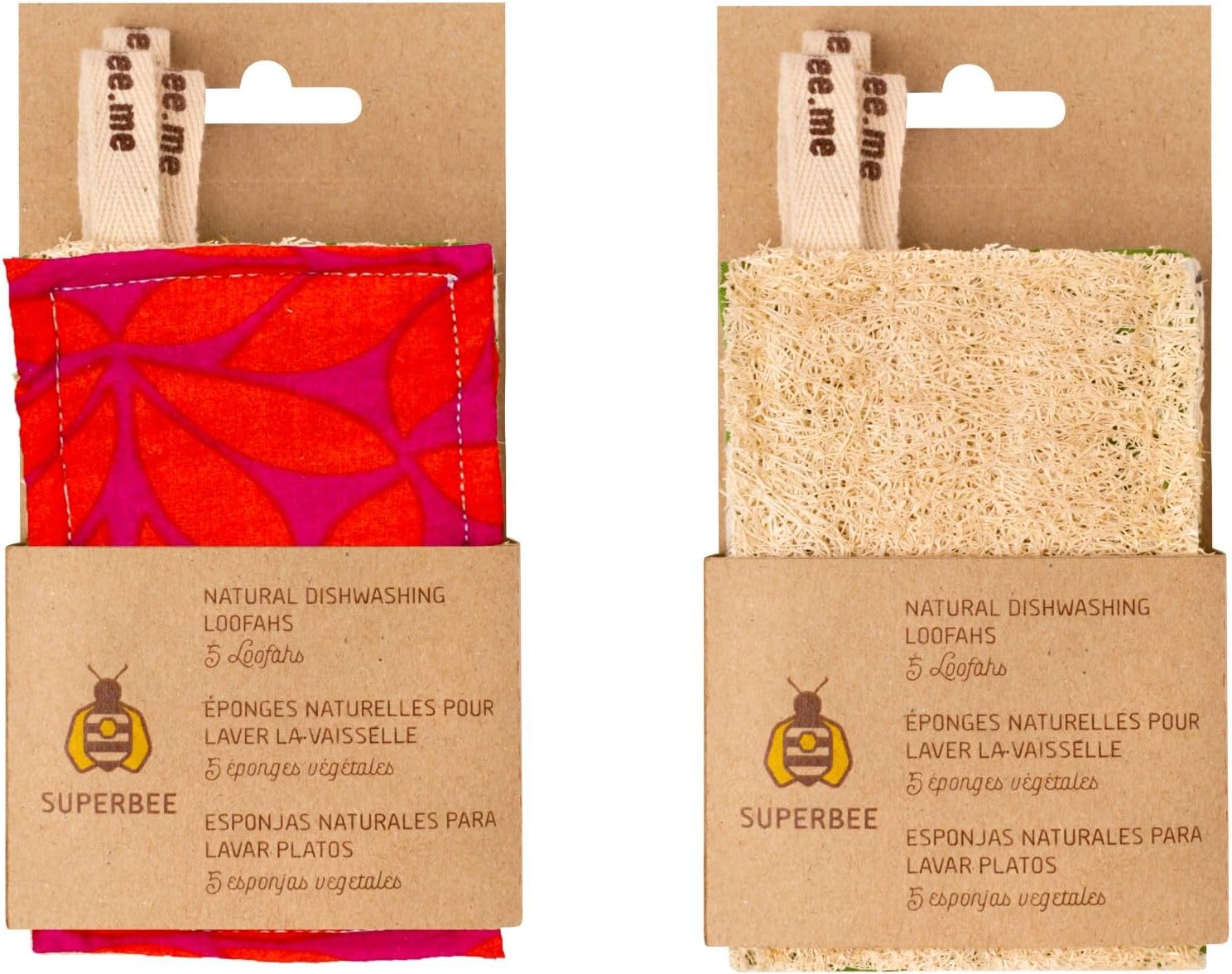 Amazon.com : SUPERBEE Natural Kitchen Sponges 10 Pack - Plant-Based ...
