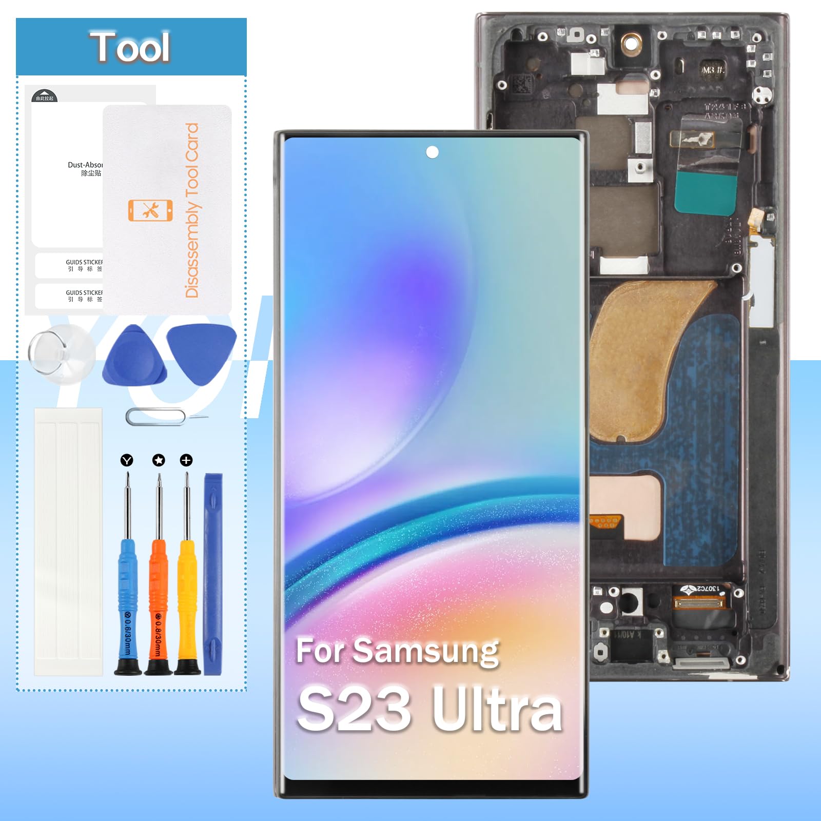 Amazon.com: [for US Version] Screen Replacement for Samsung Galaxy S23 ...