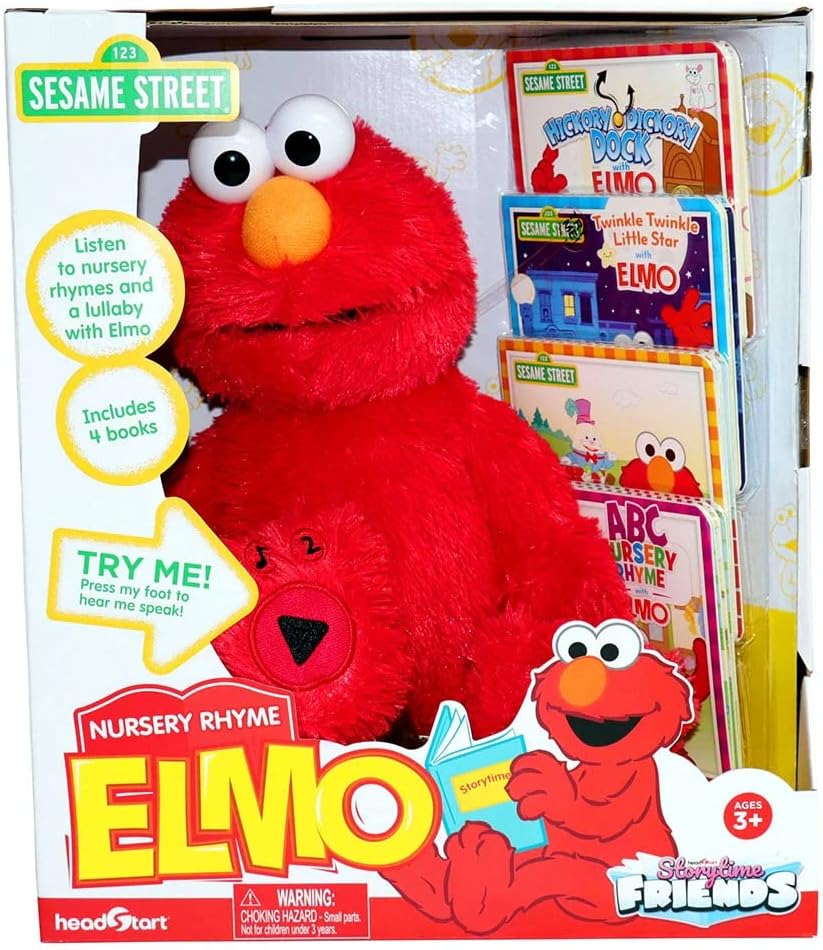 Sesame Street 320428 Sesame St - Take Along Elmo 24cm Stuffed Plush Toy ...