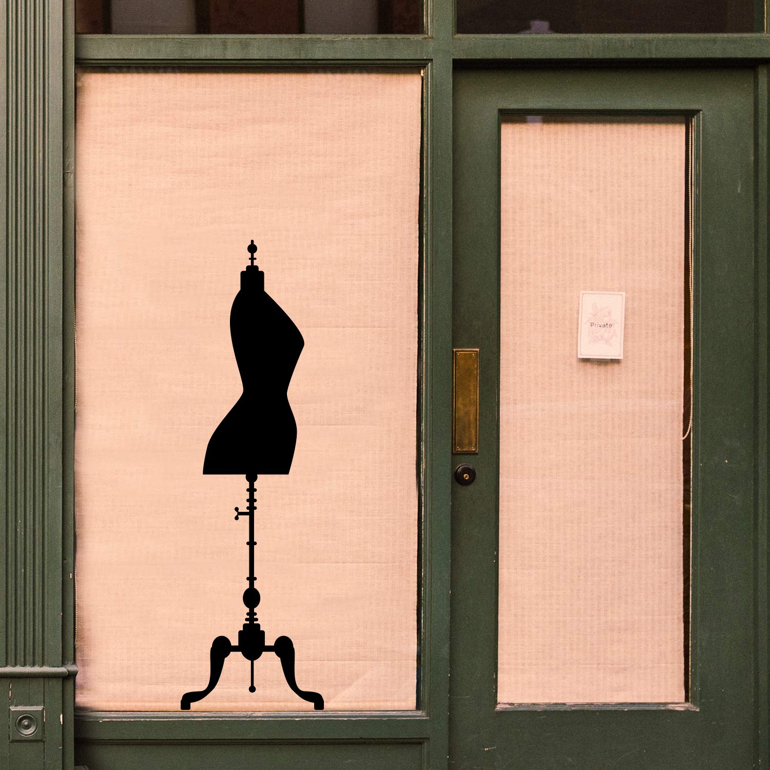Amazon.com: Vinyl Wall Art Decal - Tailor Mannequin Dummy - 59" x 18 ...