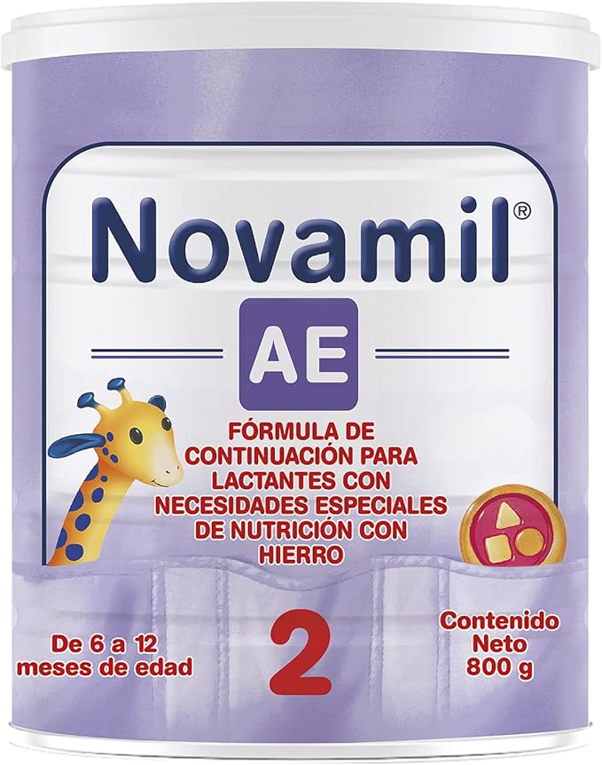NOVAMIL AE 2 - Fórmula Etapa 2, de 6 a 12 meses de edad, bote con 800g ...