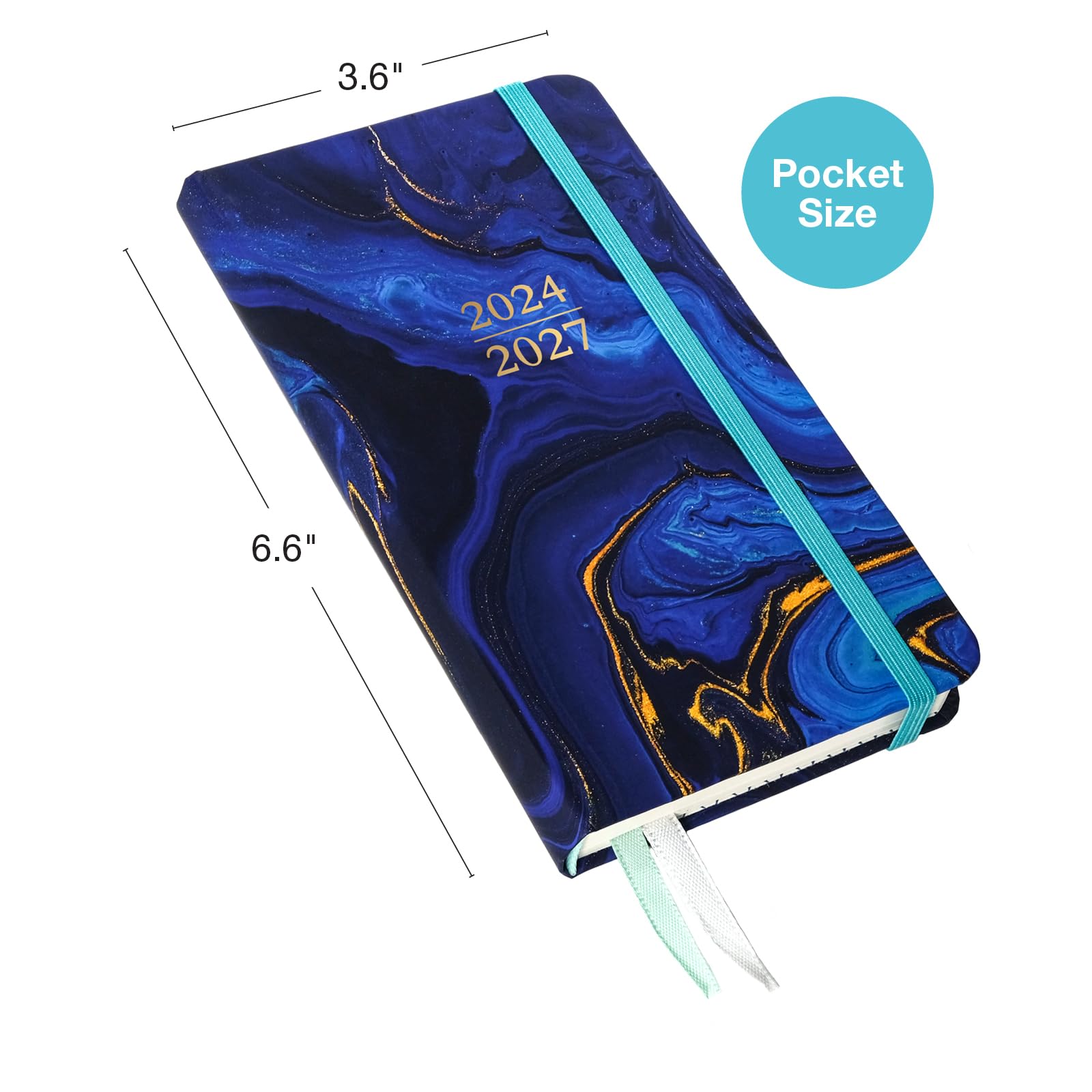 Snapklik.com : 4-Year Calendar Planner - 2024-2027 - Pocket Sized - 5 ...