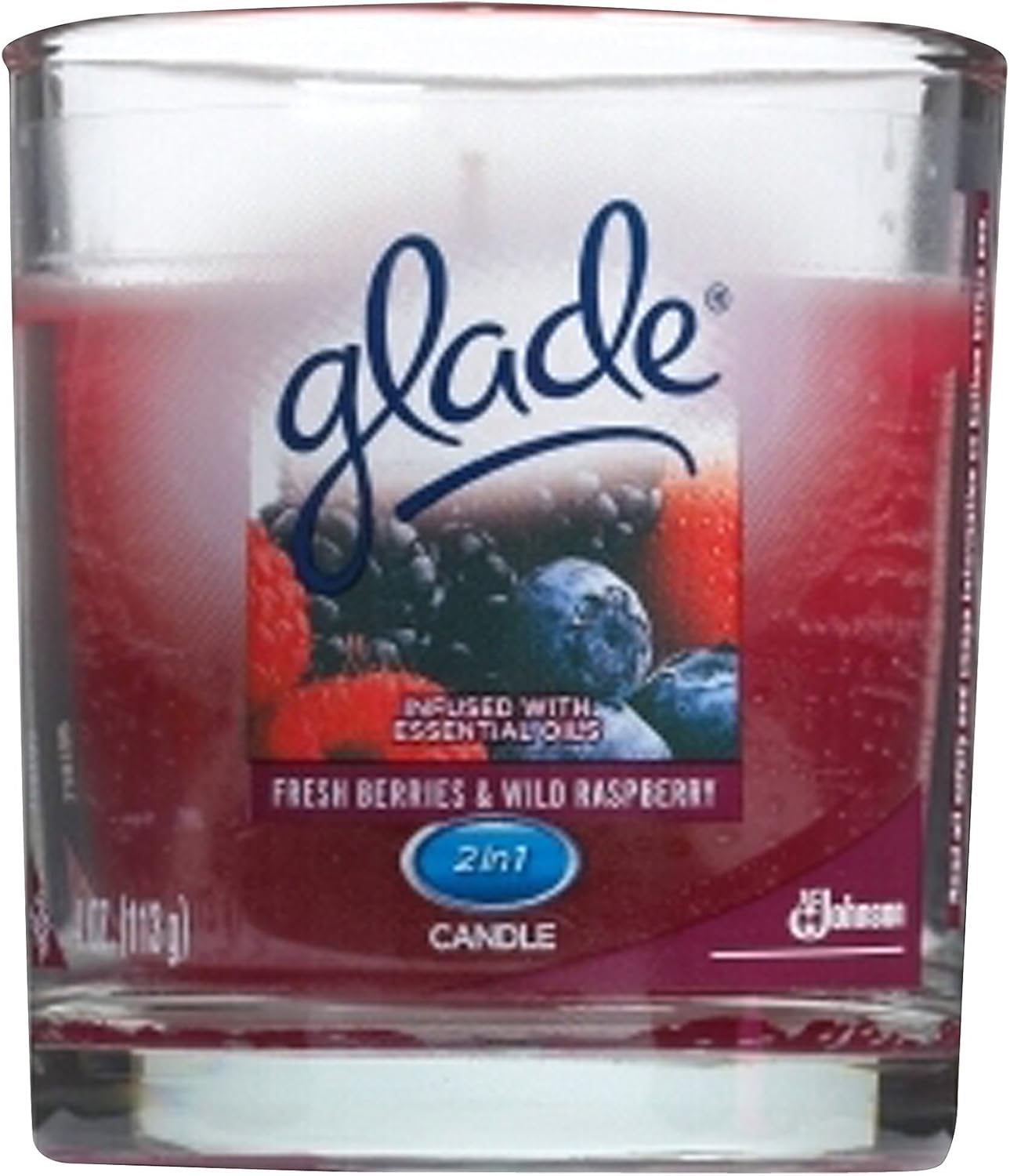 Amazon.com: Glade Jar Candle-Fresh Berries & Wild Raspberries-4 oz ...