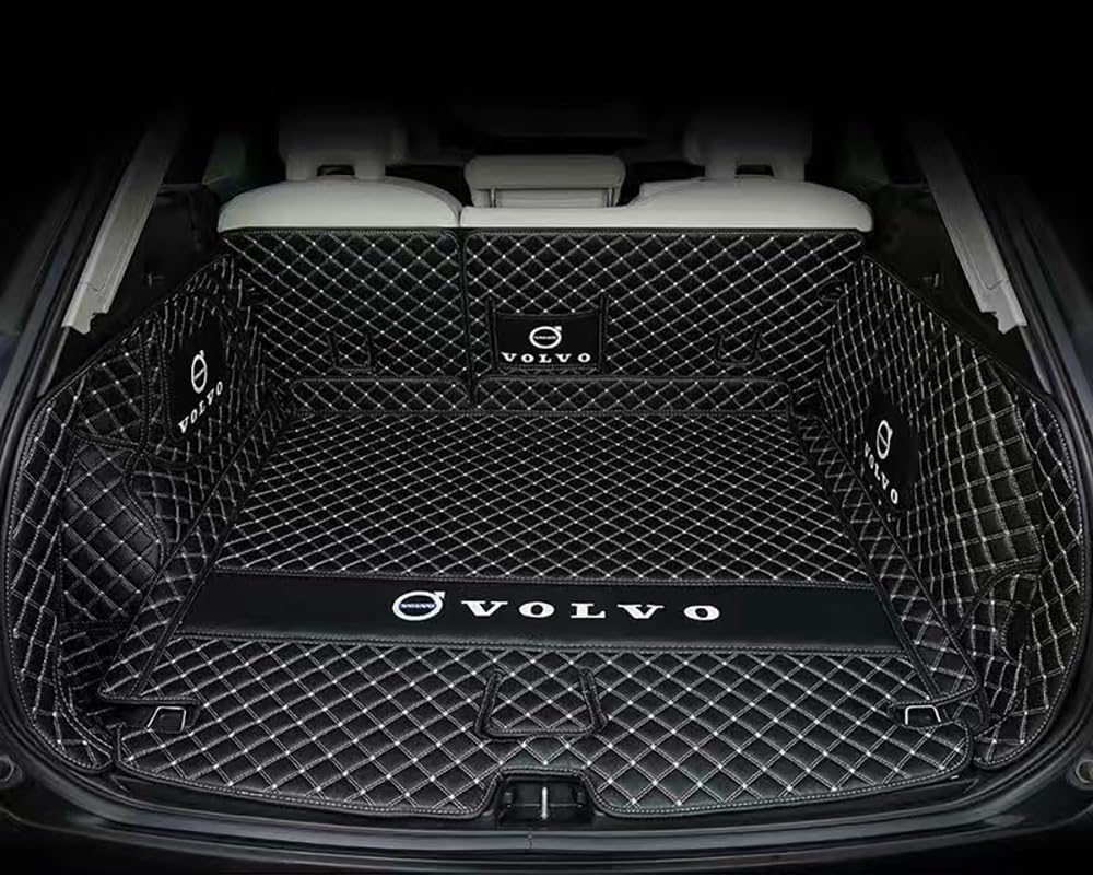 Gledring Rubbasol (Rubber) Trunk mat compatible with Volvo V60 II 2018 ...