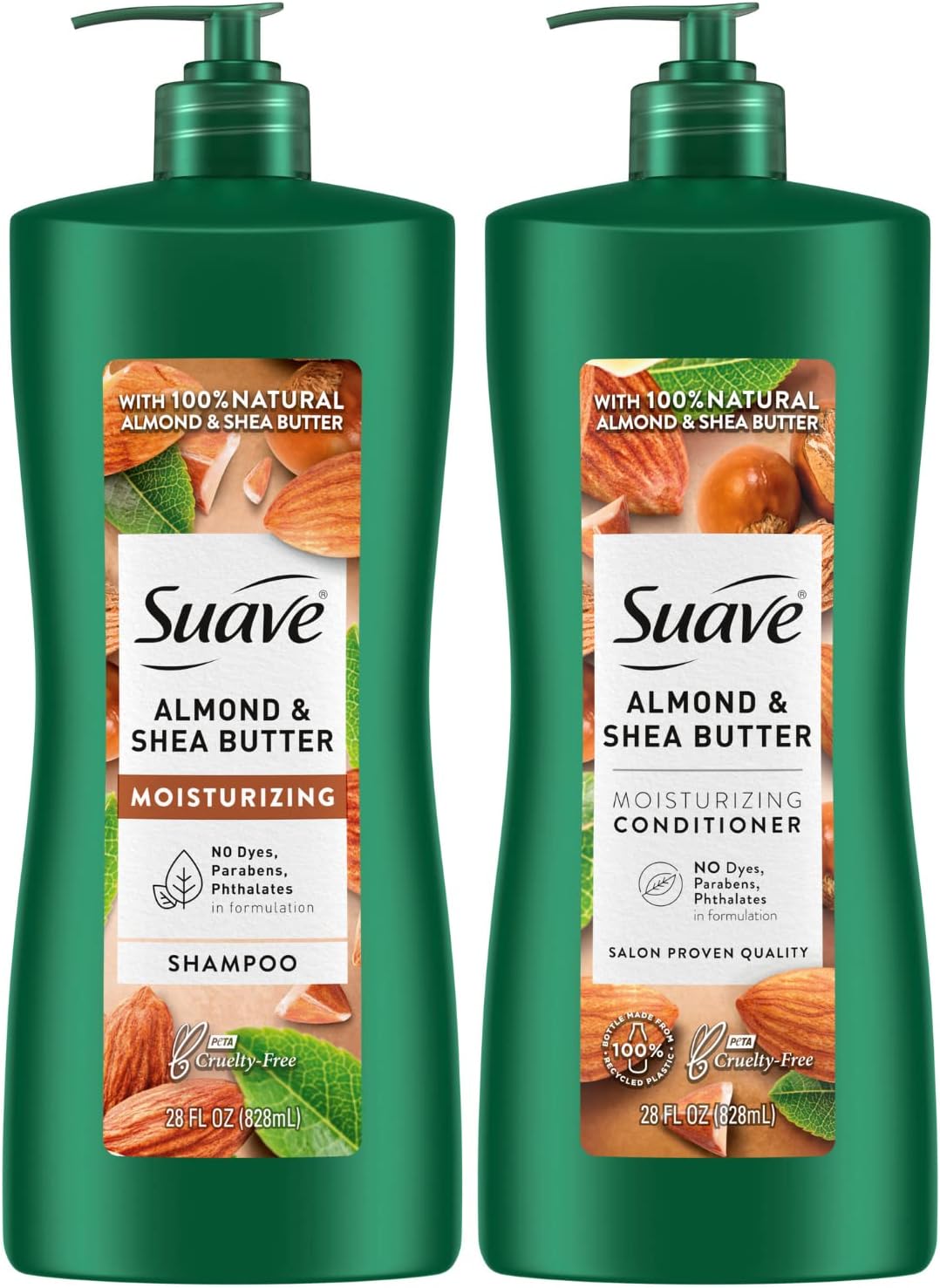 Amazon.com : Suave Moisturizing Shampoo and Conditioner Set with Shea ...