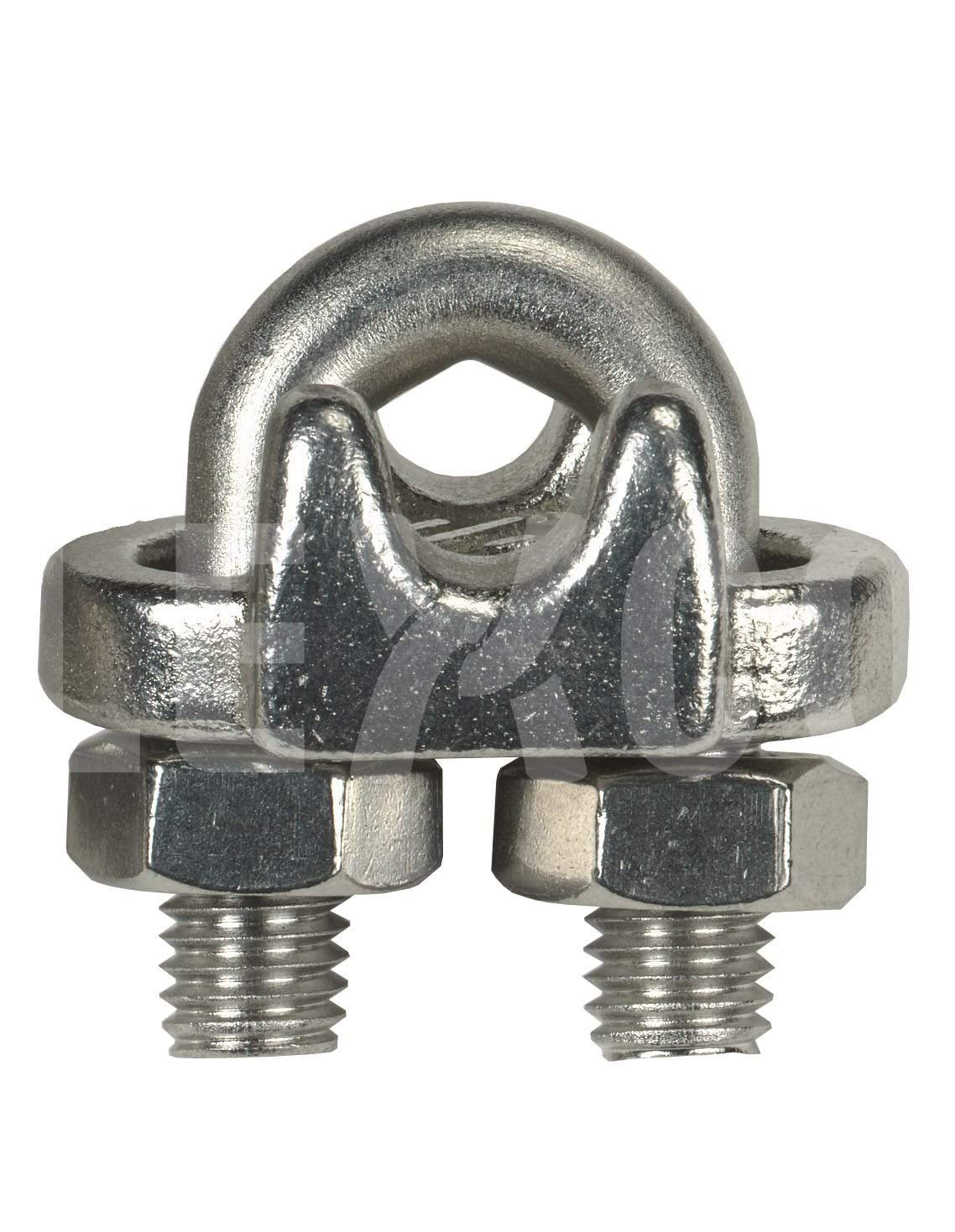 Lexco Cable 8012-02 Clip 1/16-3/32 Cable Mall. Galvanized (250 Pieces ...