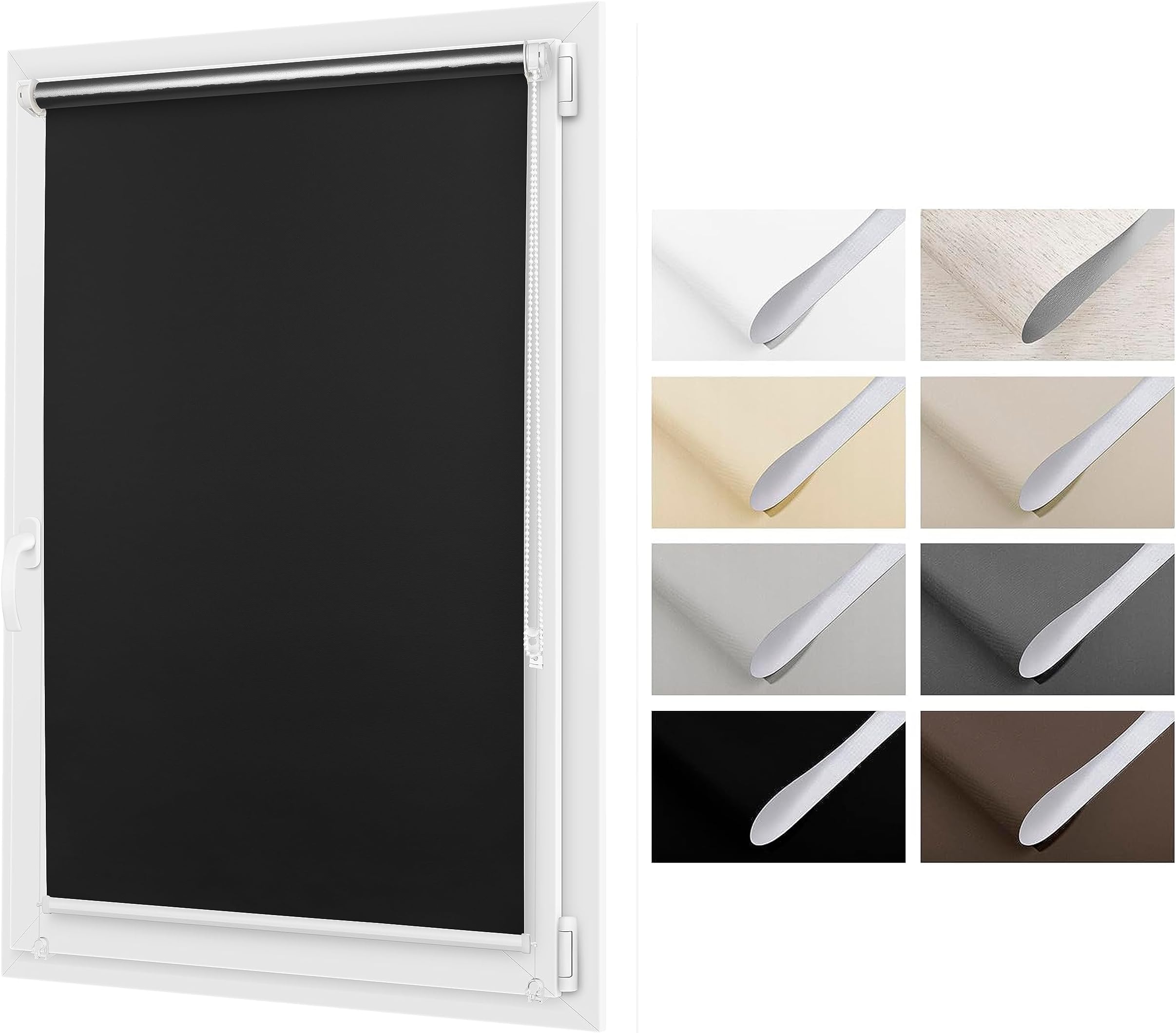 Amazon.de: Atrium - Verdunklungsrollo ohne Bohren, nach Maß, Breite 30 ...