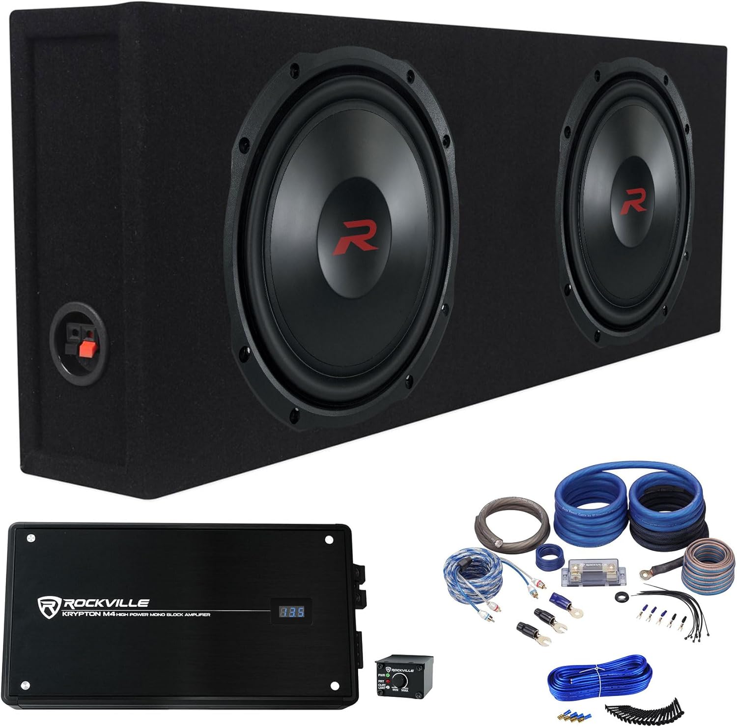 Amazon.com: Audiosavings Bundle: (2) Alpine RS-W12D4 Subwoofer Bundle ...