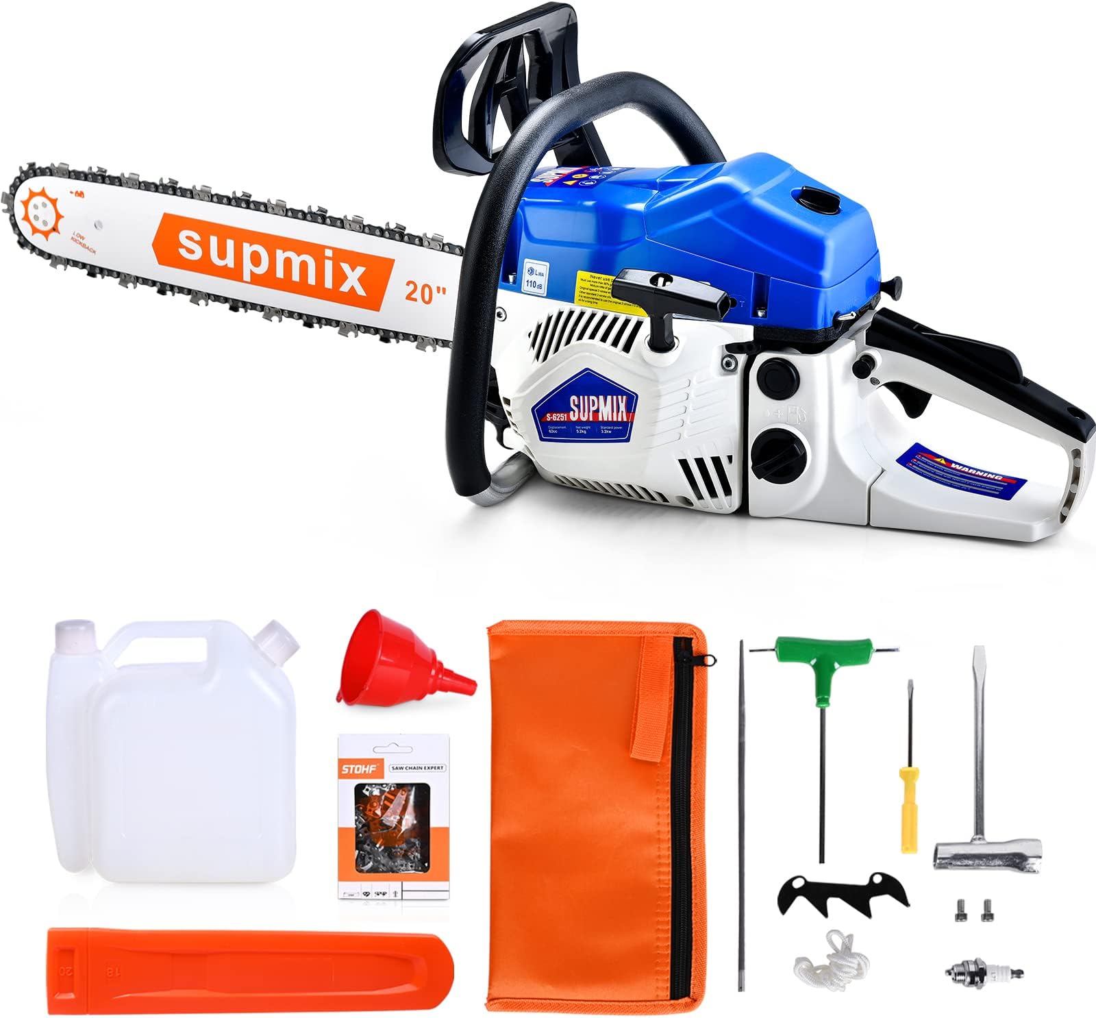 Husqvarna 967108411 130 16 in. 38cc 2-Cycle Gas Chainsaw Orange/Gray ...