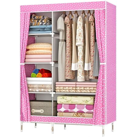 Amazon.com: UDEAR Portable Wardrobe Closet Clothes Organizer Non-Woven ...