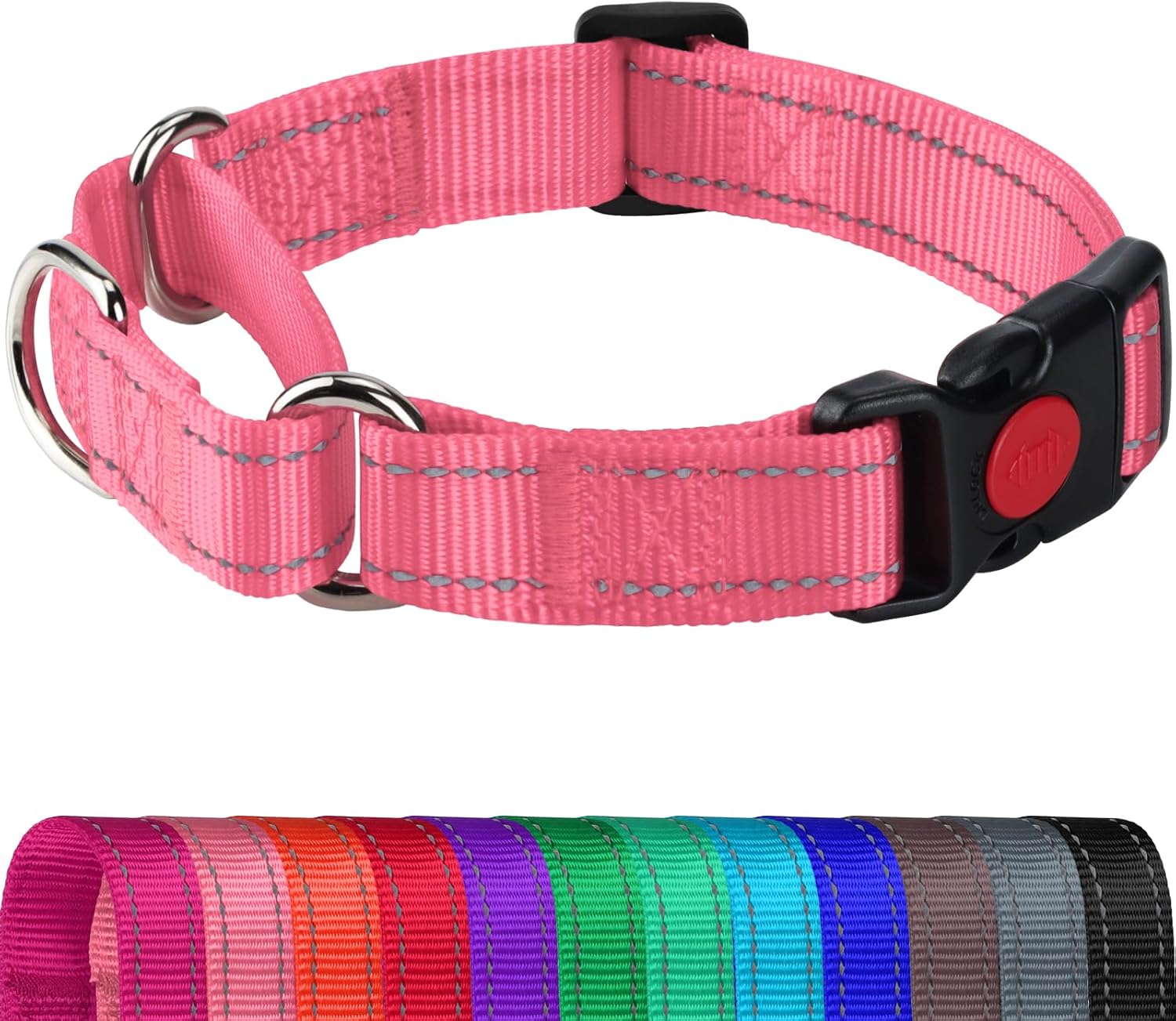 Amazon.com : Joytale Martingale Collar for Dogs, Reflective Heavy Duty ...